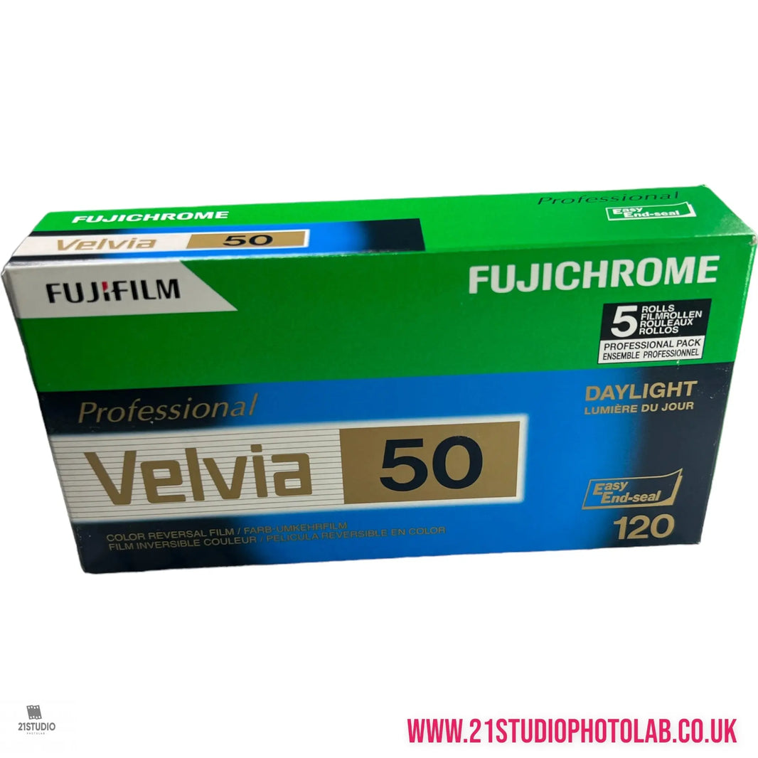 FUJICHROME VELVIA 50 120 (5 PACK) - 21STUDIO PHOTOLAB